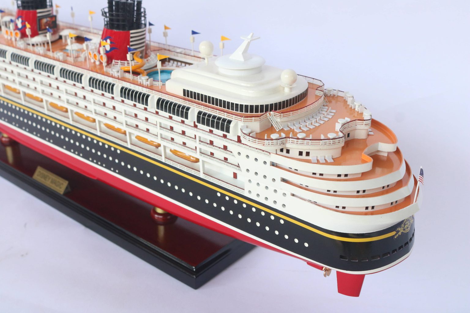 Disney Wonder model ship