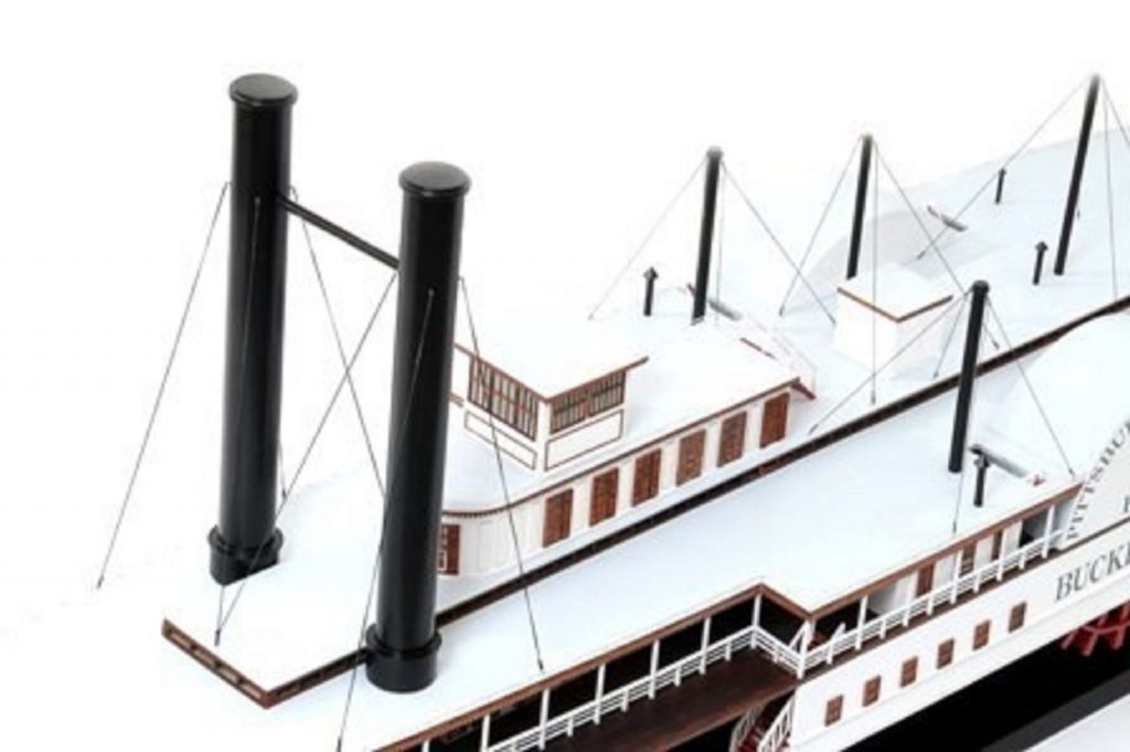 Buckeye Paddle Steamer,custom built,wooden,handcrafted,ready made,model ...