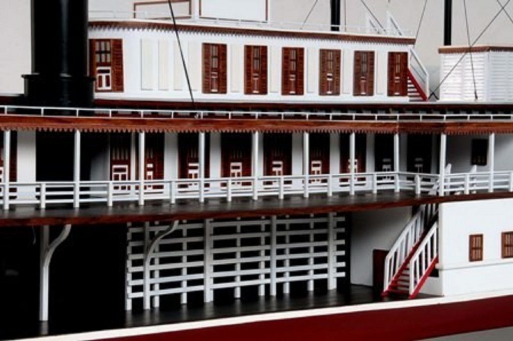 Buckeye Paddle Steamer,custom built,wooden,handcrafted,ready made,model ...