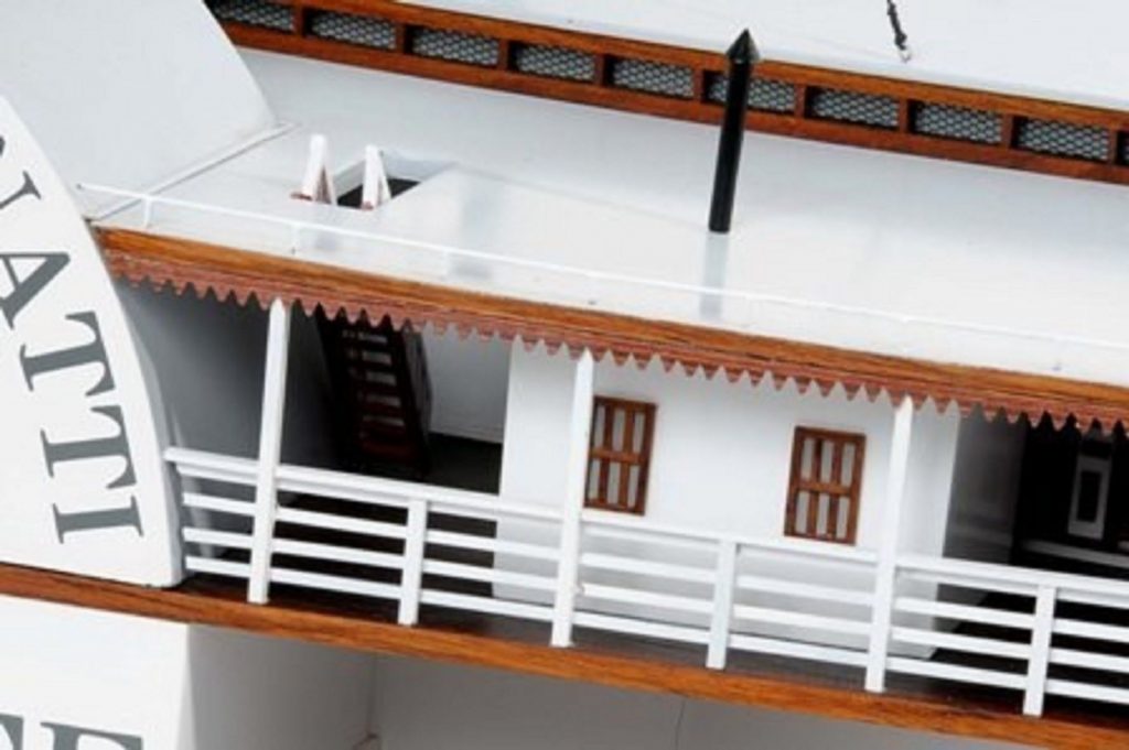Buckeye Paddle Steamer,custom built,wooden,handcrafted,ready made,model ...