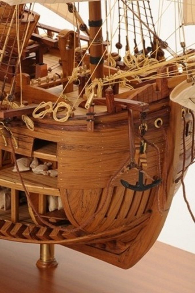 HMS Endeavour Open Hull Model Ship,handcrafted,wooden,ready made ...