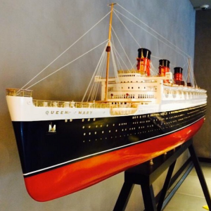 RMS Queen Mary Model,handcrafted ,ready made,wooden,historic models ...