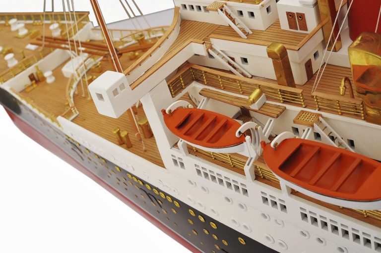 RMS Queen Mary Model,handcrafted ,ready made,wooden,historic models ...