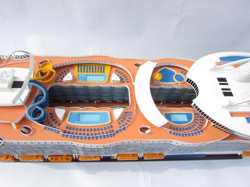 Cruise Ship Models - Harmony of the Sea Model Boat
