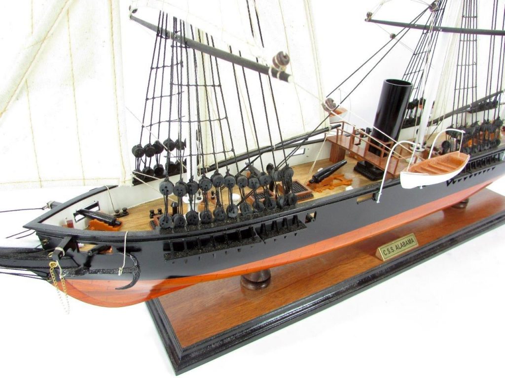 Css Alabama ship model