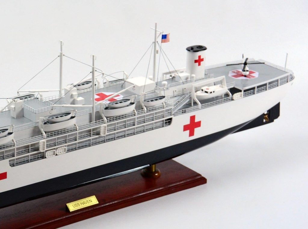 Uss Haven ship model - (AH-12)