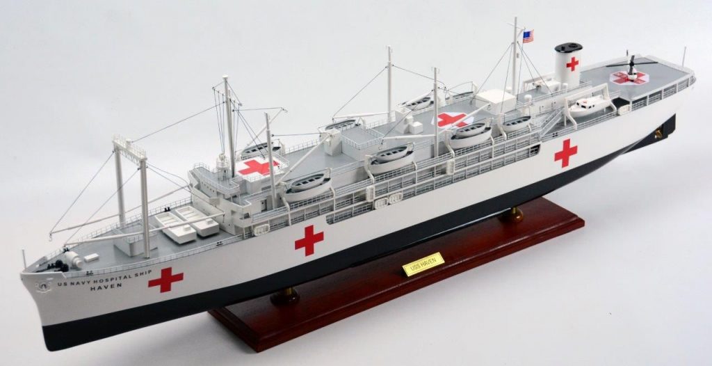 Uss Haven ship model - (AH-12)