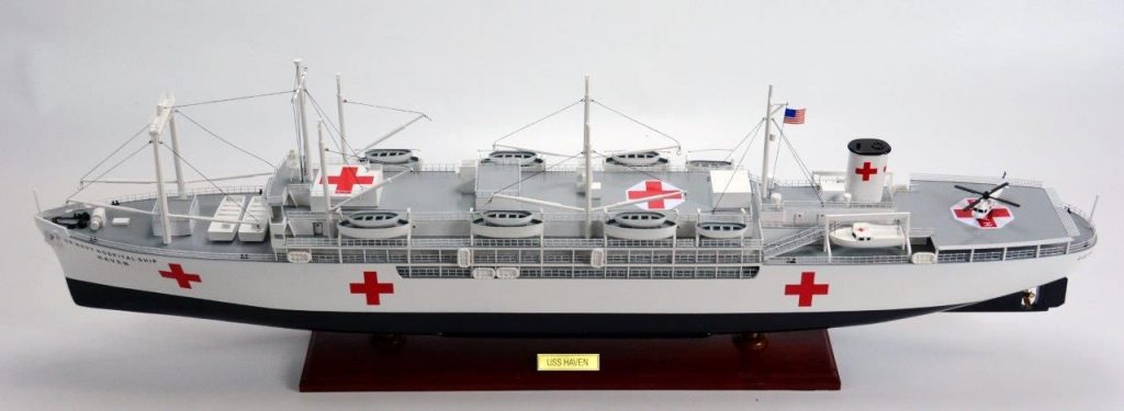 Uss Haven ship model - (AH-12)