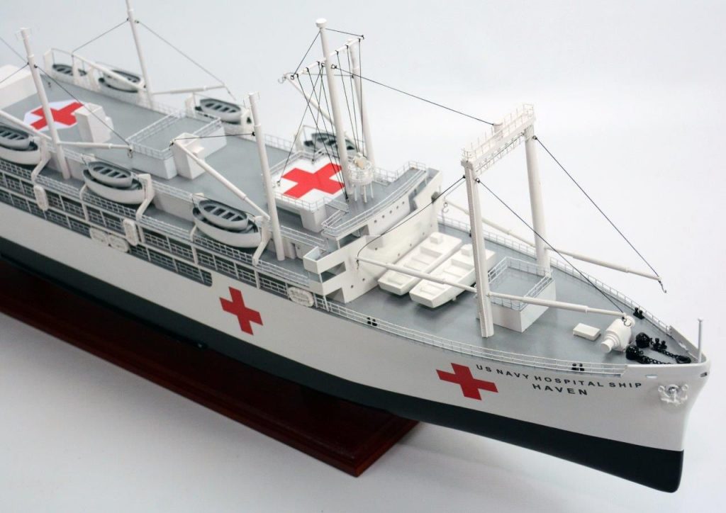 Uss Haven ship model - (AH-12)