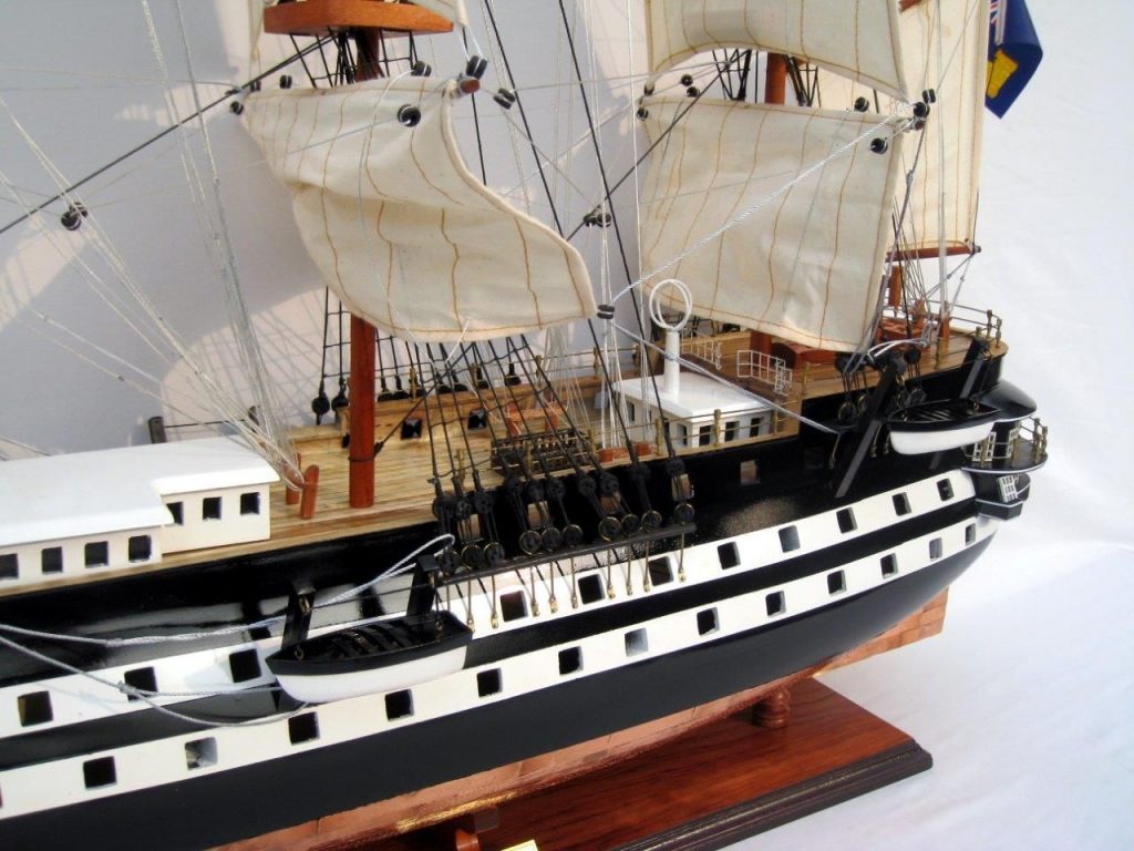 HMS Conway Ship Model (with copper plates on hull) - Premier Ship ...