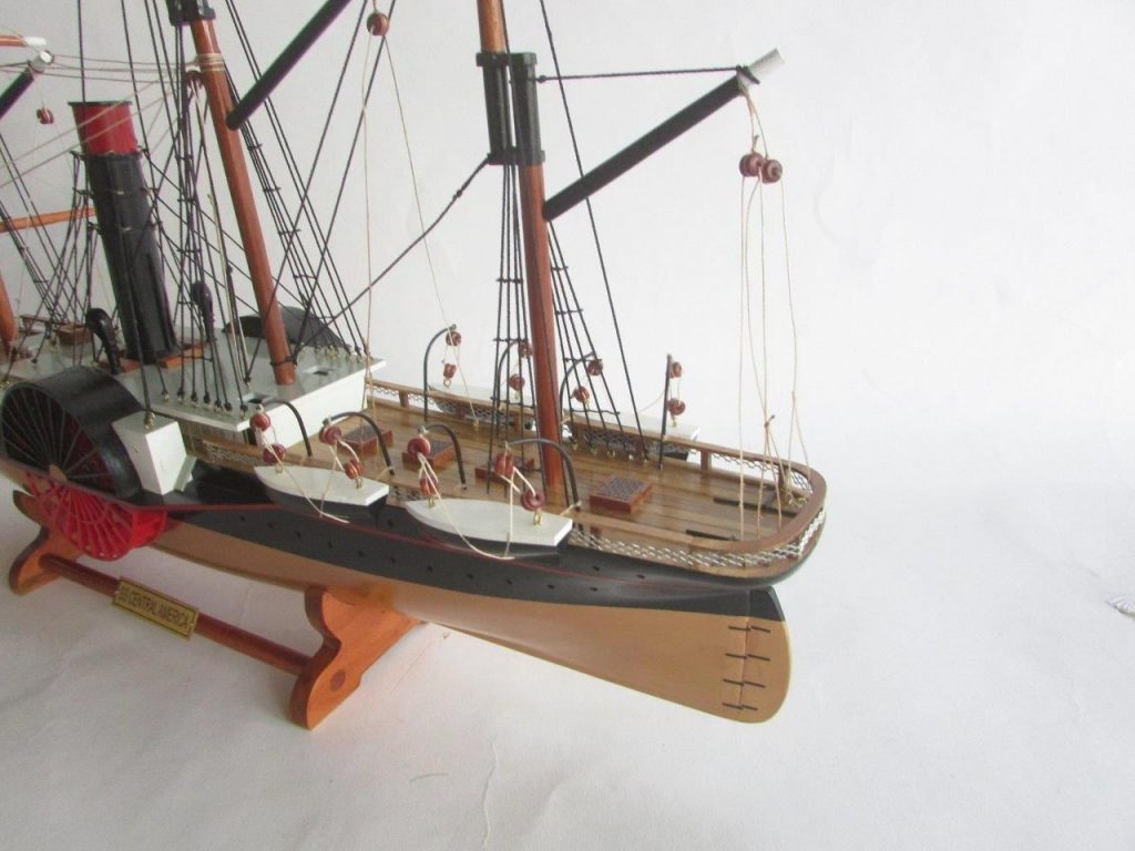 SS Central America wooden model ship