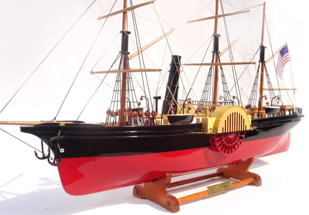 SS Califonia ship model