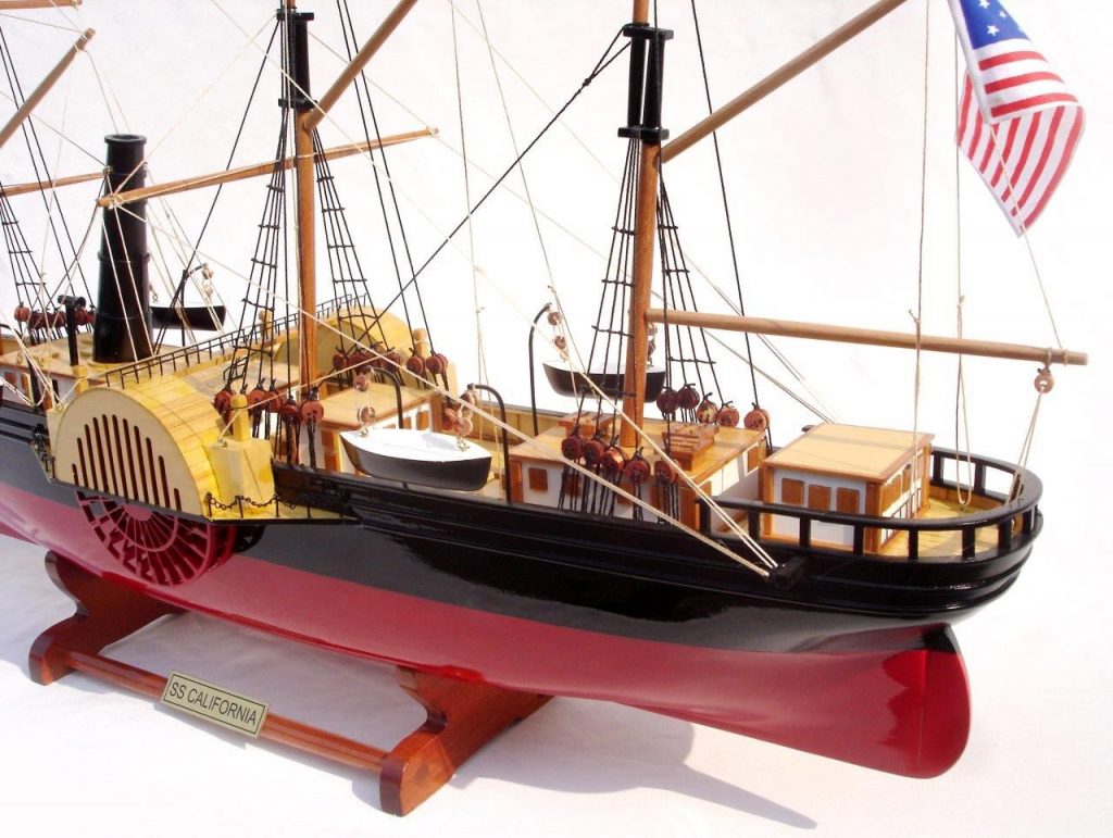 SS Califonia ship model
