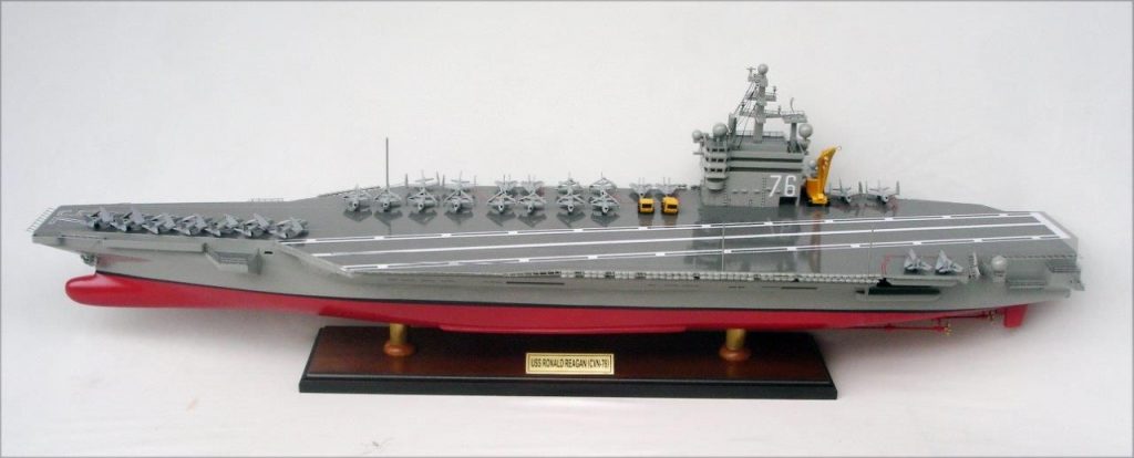 USS Ronald Reagan CVN-76 Model Aircraft Carrier - Premier Ship Models ...