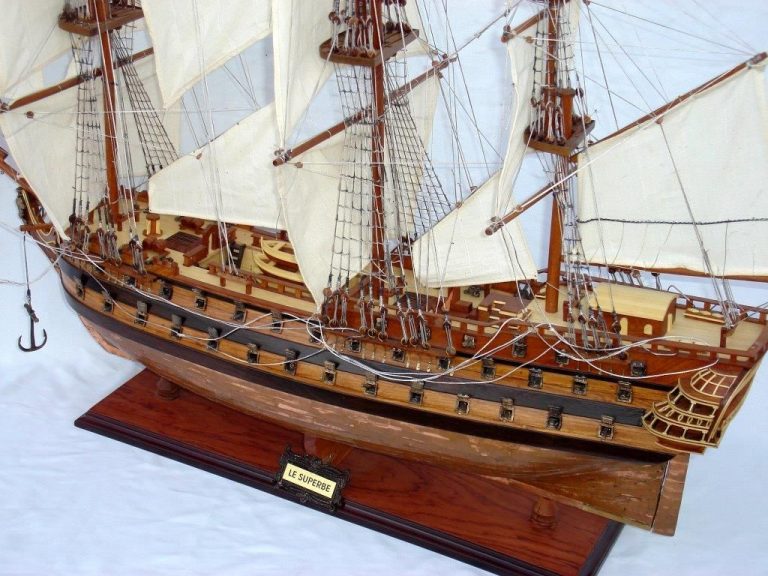 Le Superbe Ship Model with Copper Hull - Premier Ship Models (Head Office)