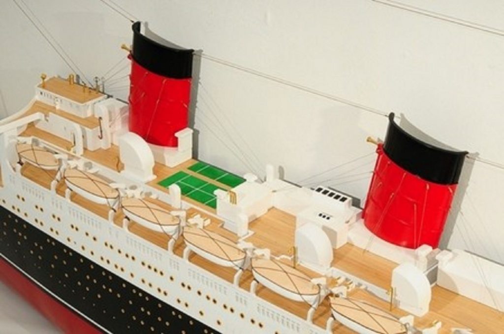 RMS Queen Mary Half Model | Premier Ship Models Australia