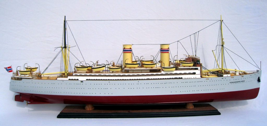 SS Stavangerfjord Wooden Model Ship - GN - AU Premier ship Models
