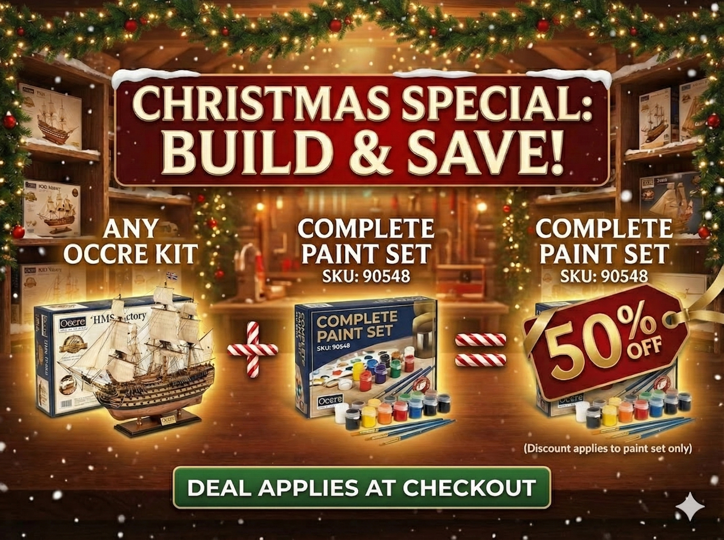 Santisima Trinidad Ship Model Kit - Occre (15800) - AU Premier ship Models