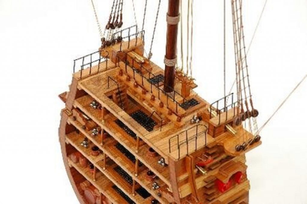 HMS Victory Cross Section Model Ship,Premier Range,wooden,handcrafted ...